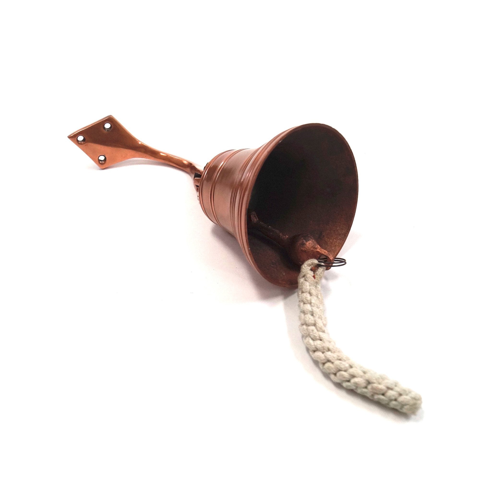 AL 1844CO - Copper Aluminum Ship Bell with Rope, 6" – India Overseas ...