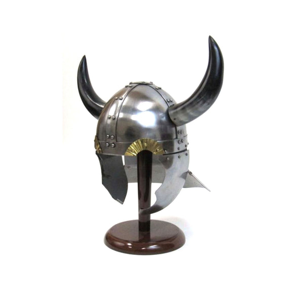 IR 80581 - Armor Helmet Viking Horned w/ Side & Rear Guards – India ...