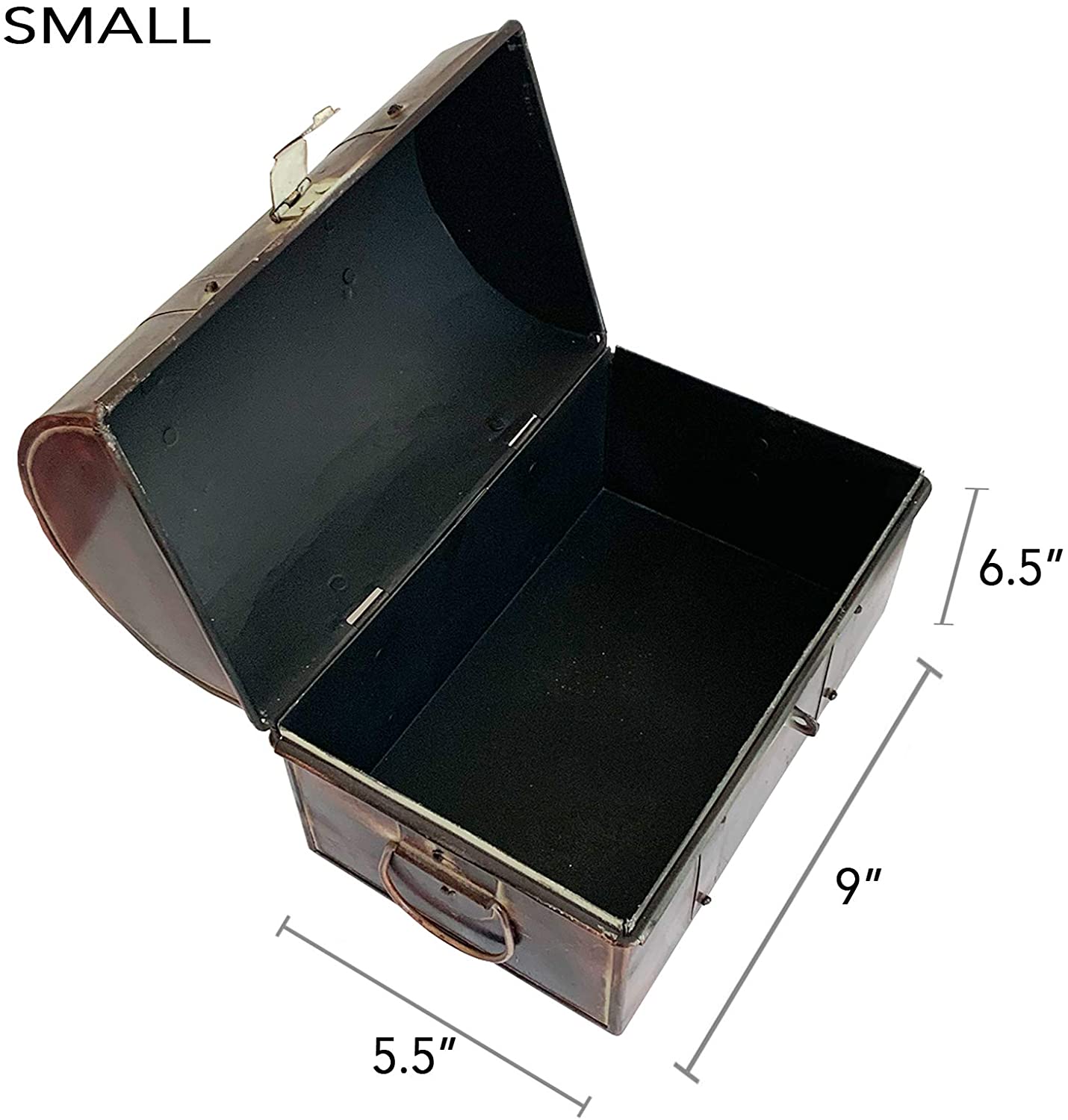 IR 23231A - Antique Metal Chest Set/3 12x8, 11x7, 8x5 – India Overseas ...