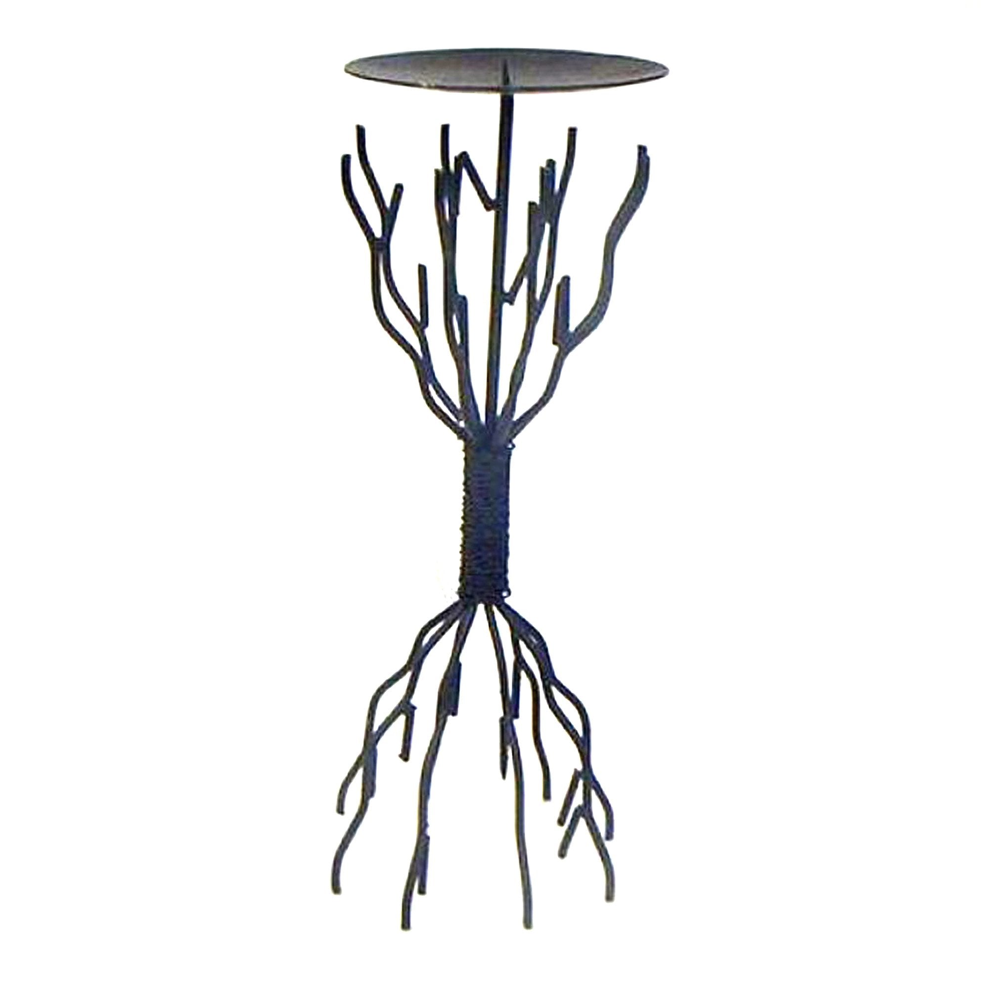 IR 2220 - Iron Candle Holder Tree, With Roots – India Overseas Trading ...