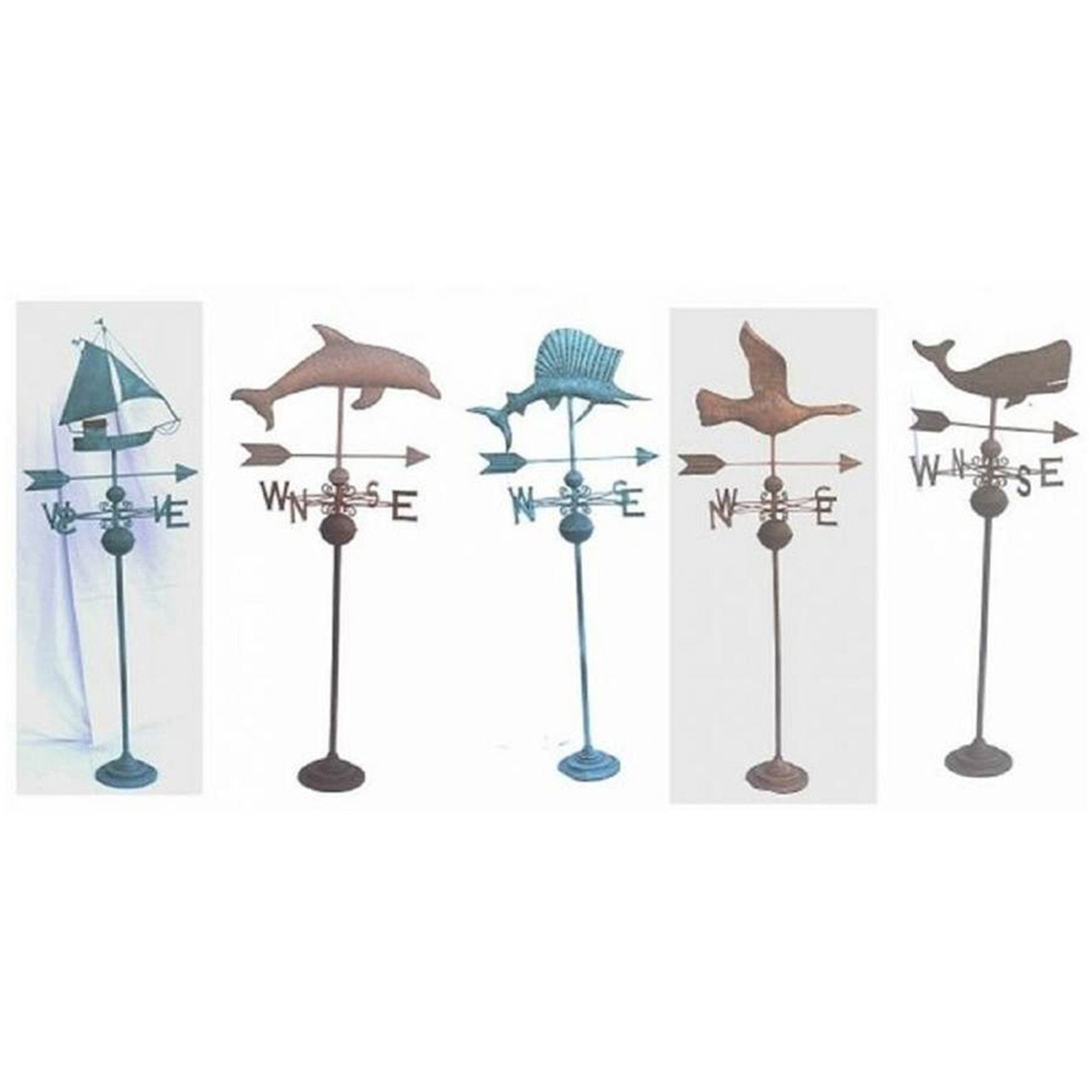 IR 4836 - Iron Weather Vane 5 Set, Assorted – India Overseas Trading ...